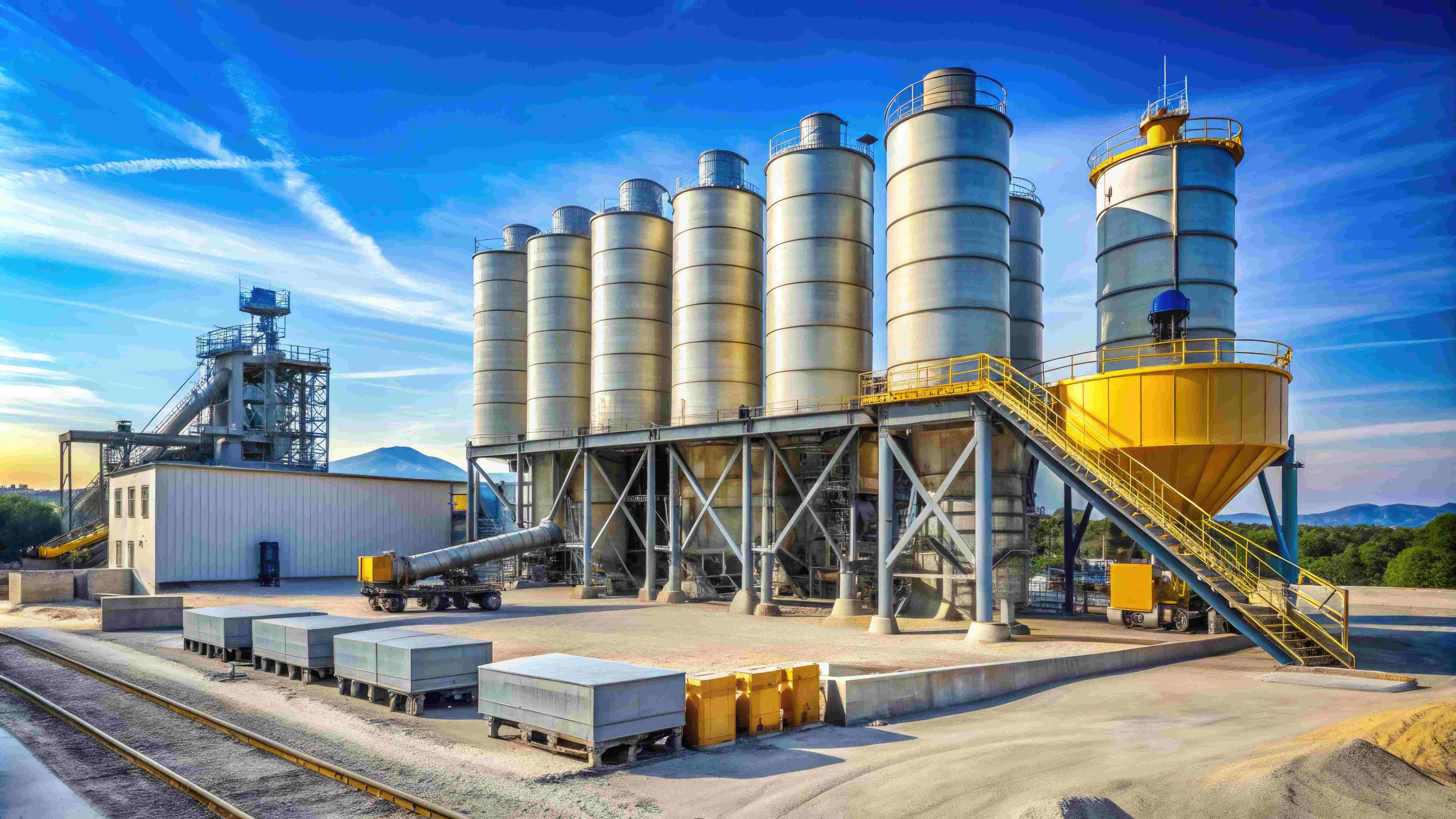 Air Compressors in Concrete Batching Plants - ABAC Air Compressors USA
